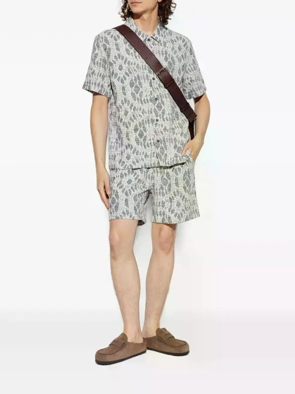 SAMSOE SAMSOE Sajabari Jacquard-patterned Shorts