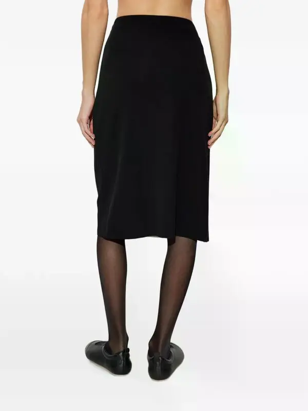 JIL SANDER Midi Raw-hem Skirt