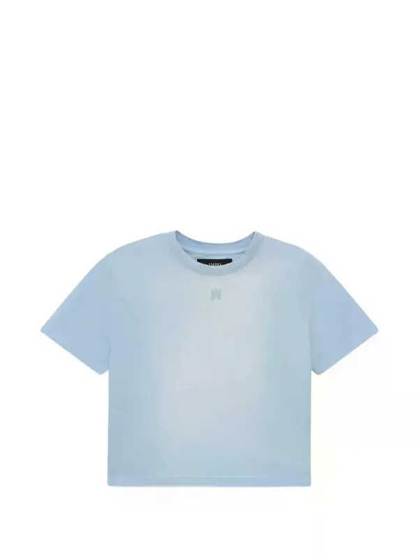 Amiri Ma Logo-embroidered T-shirt - Blue