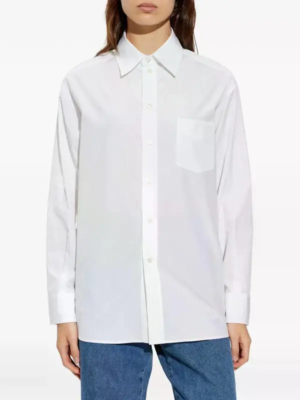 Etro Floral-print Silk-panel Shirt