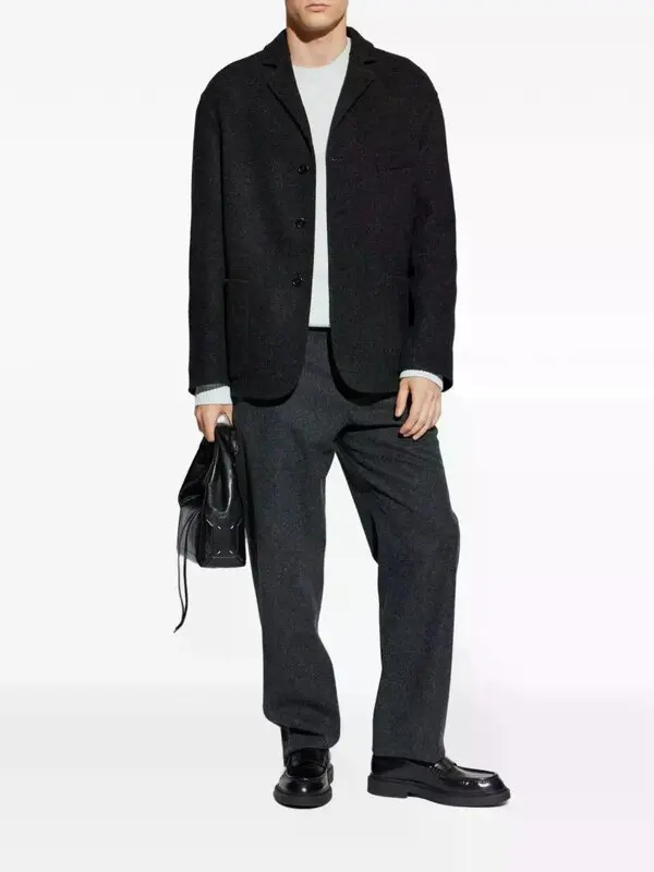 FRAME Crew-neck Ribbed-trim Sweater