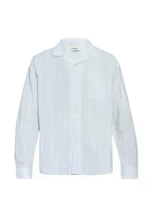 FRAME Pyjama Striped Shirt - Blue