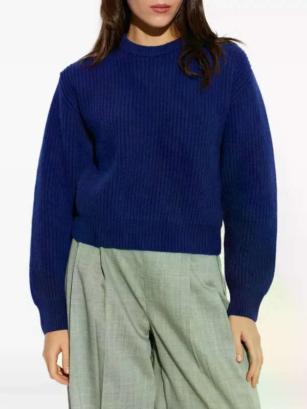 JIL SANDER Ribbed-knit Crew-neck Sweater
