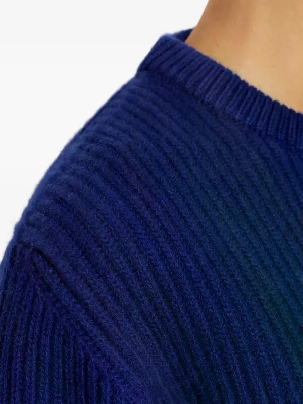 JIL SANDER Ribbed-knit Crew-neck Sweater