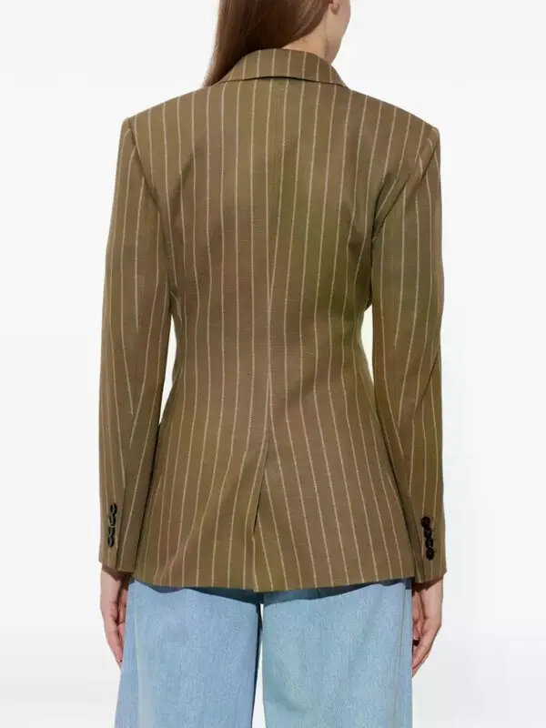 Max Mara Pinstripe Double-breasted Blazer