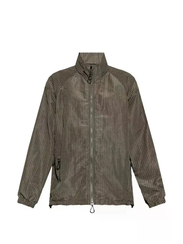 Comme Des Garçons Plaid-pattern Jacket - Brown