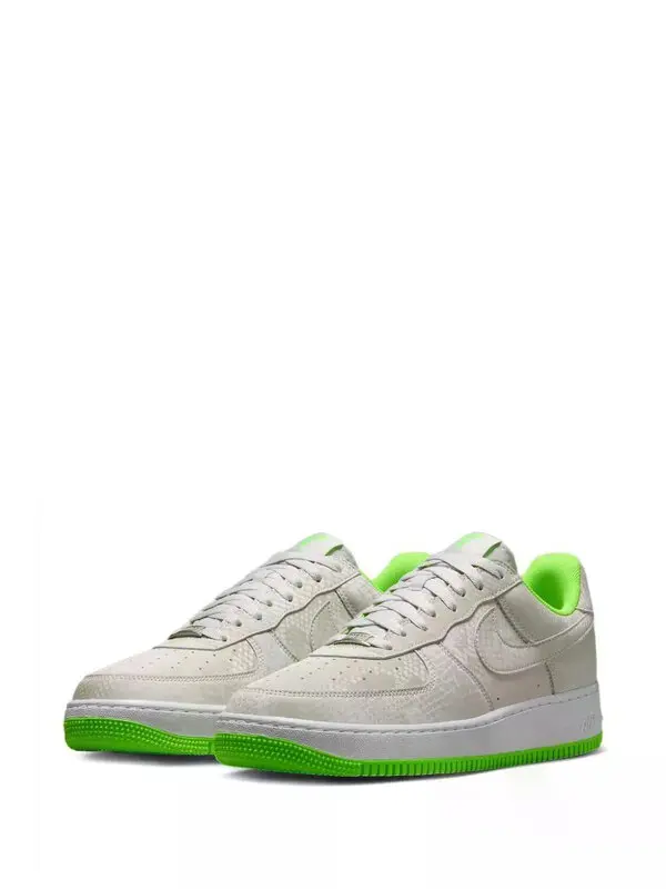 Nike Force 1 Low Snakeskin-effect Sneakers