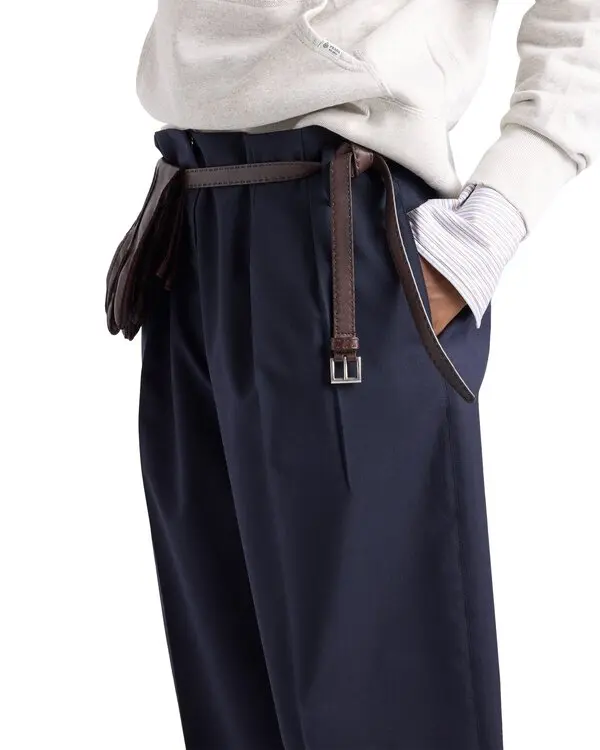 Prada Light Mohair Pants - Blue