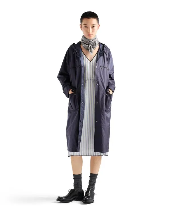 Prada Striped Dress With Bow