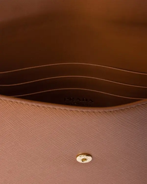 Prada Saffiano Leather Envelope Clutch