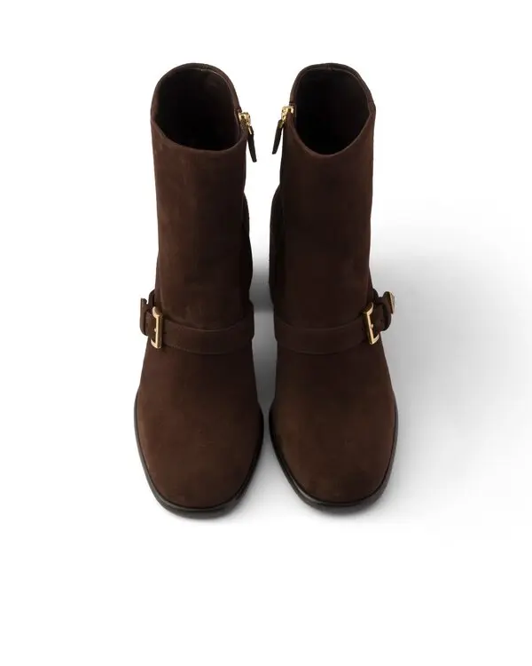 Prada Suede Booties