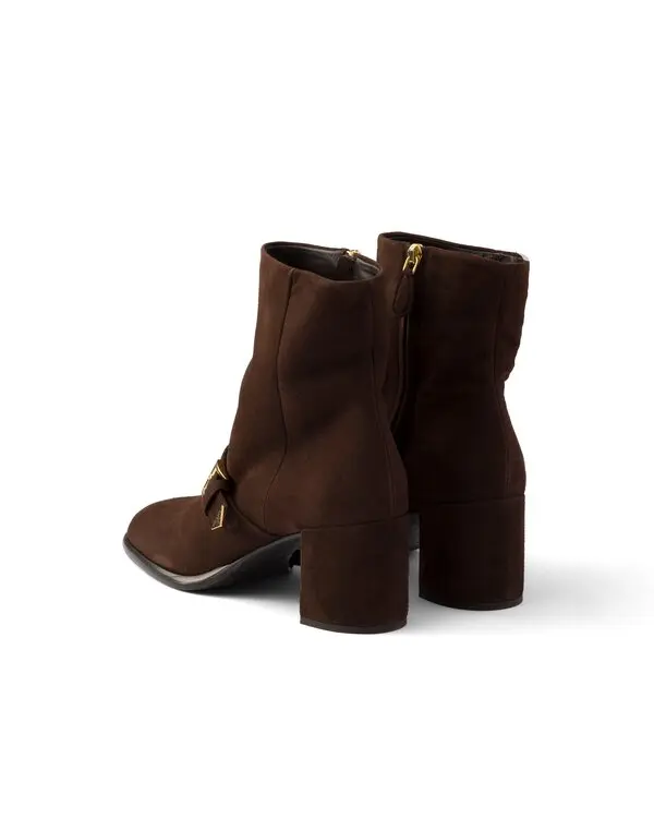 Prada Suede Booties