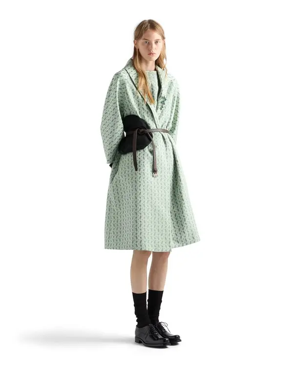 Prada Floral Print Duchess Dress