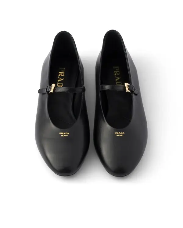 Prada Leather Ballerinas