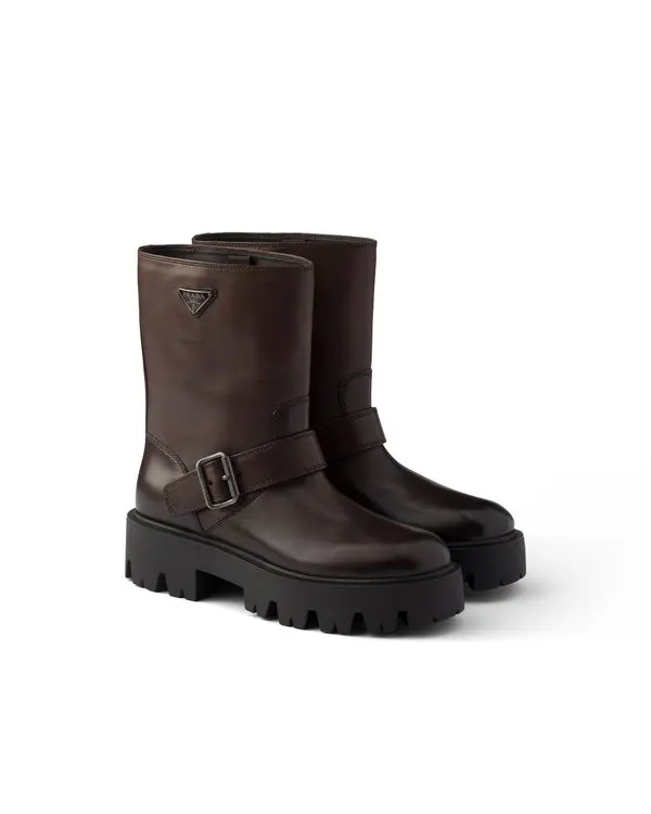 Prada Leather Booties