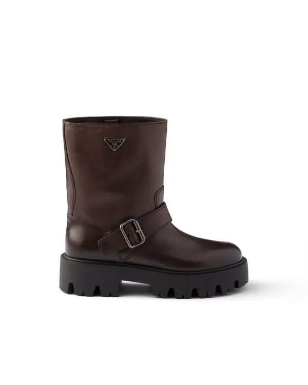 Prada Leather Booties
