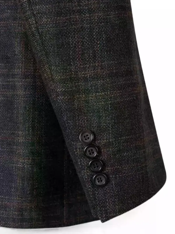 Canali Single-breasted Check-pattern Blazer
