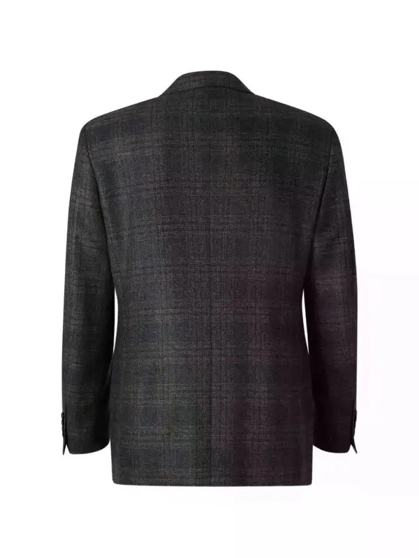Canali Single-breasted Check-pattern Blazer