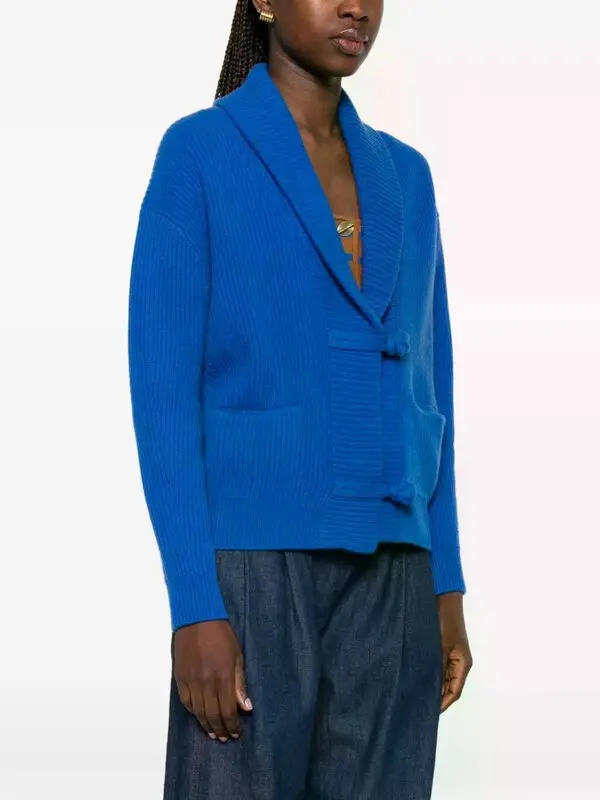 FORTE_FORTE Ribbed-knit Cardigan
