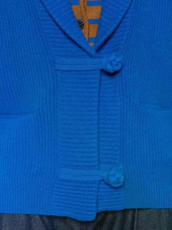 FORTE_FORTE Ribbed-knit Cardigan