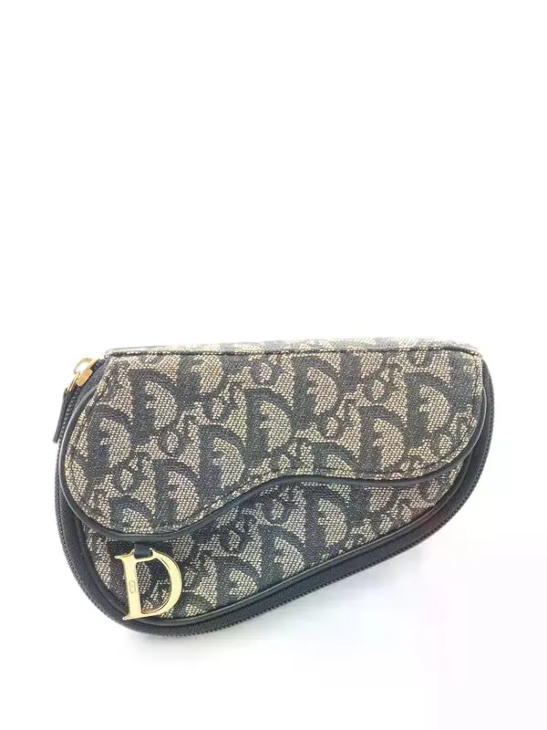 Dior 2000s Trotter Saddle Pouch - Blue