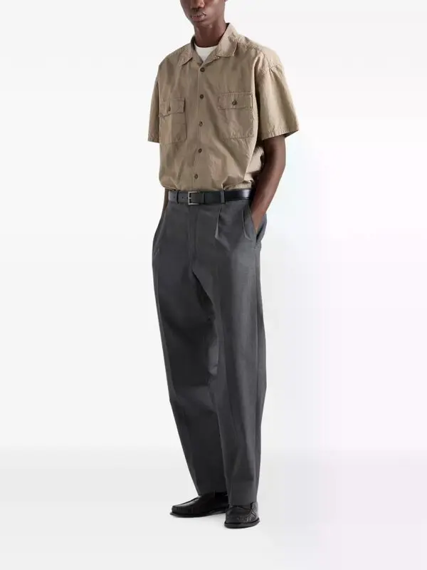 Prada Cotton-blend Shirt - Grey