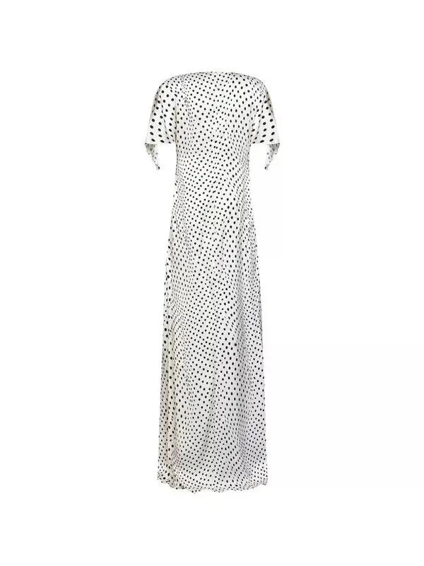 Stella McCartney Polka-dot Draped Dress