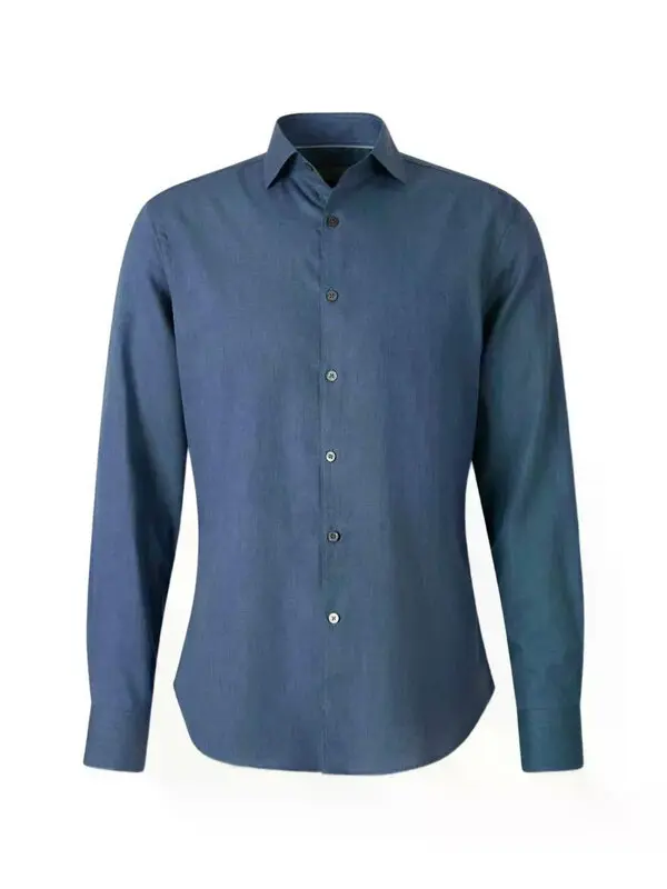 Canali Cotton Shirt - Blue