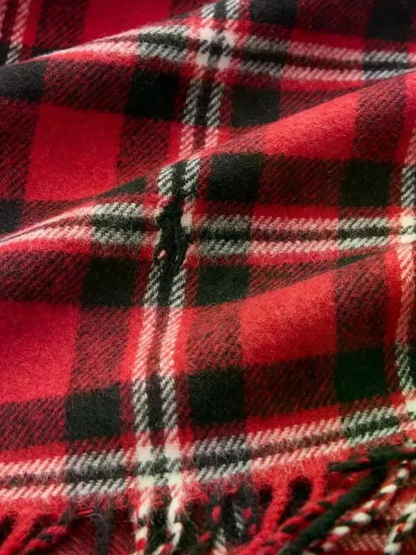 Polo Ralph Lauren Plaid Pony-embroidered Scarf