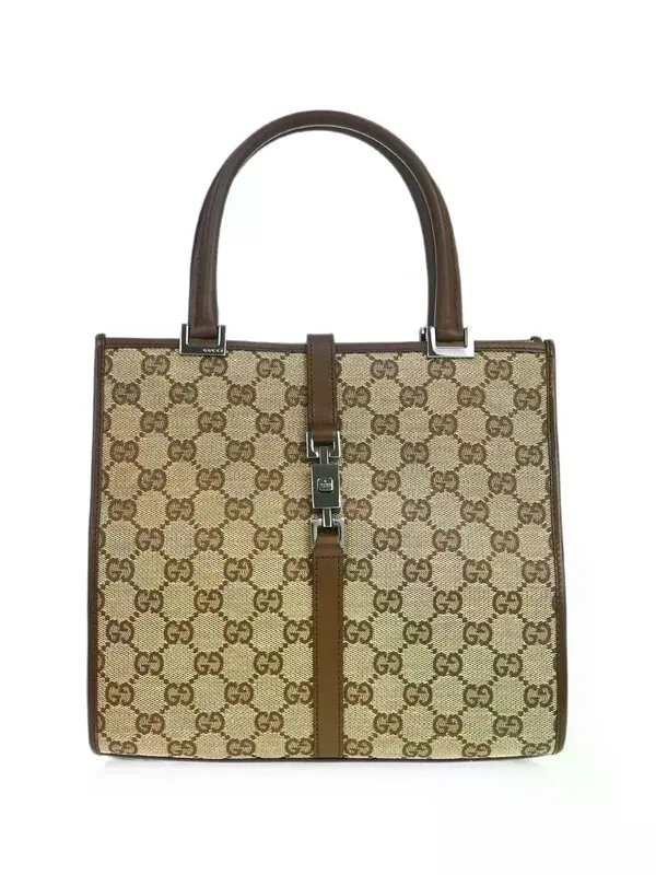 Gucci 1990-2000s Gg Jackie Handbag - Neutrals