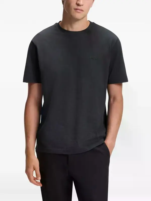 BOSS Cotton-piqué T-shirt With All-over Print