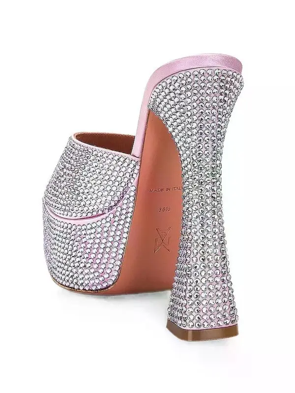 Amina Muaddi Dalida Heeled Sandals