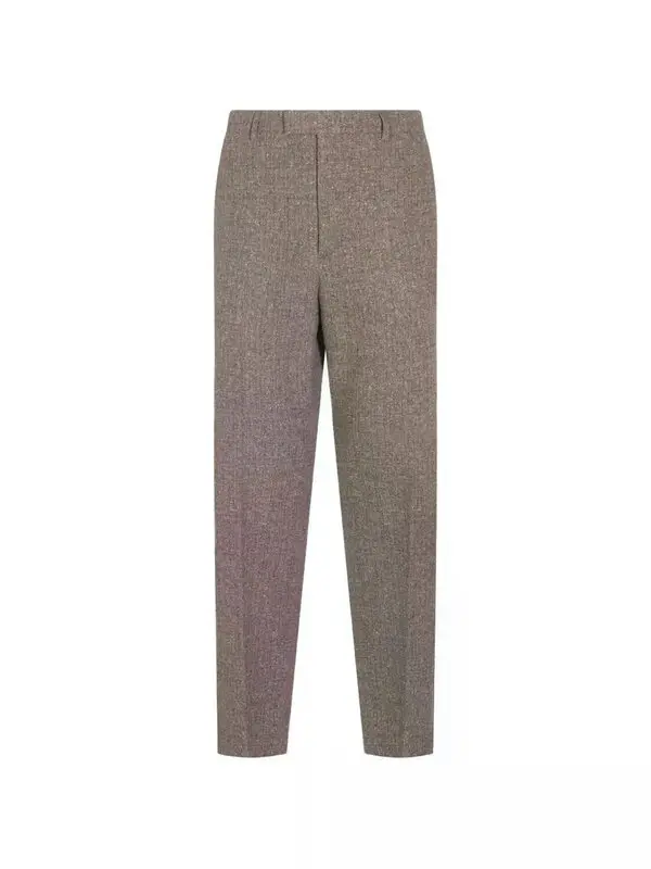 Valentino Garavani Tweed Tailored Trousers - Brown