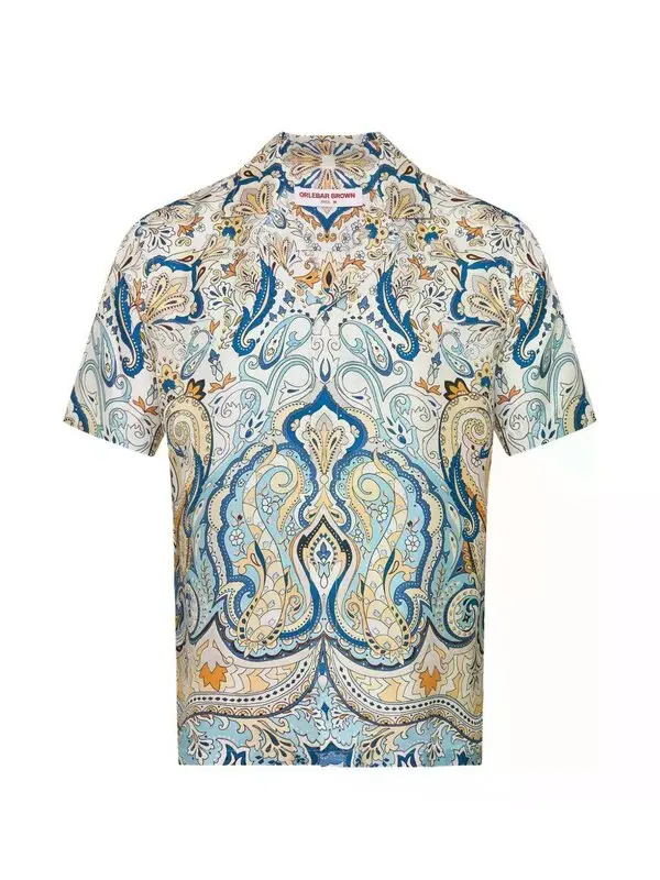 Orlebar Brown Maitan Silk Fairground Shirt
