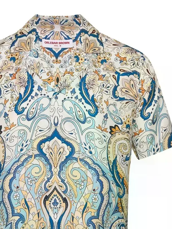 Orlebar Brown Maitan Silk Fairground Shirt