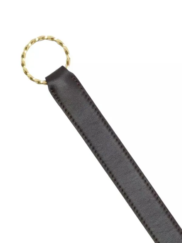 TAIGA TAKAHASHI Infinite Circle Leather Belt