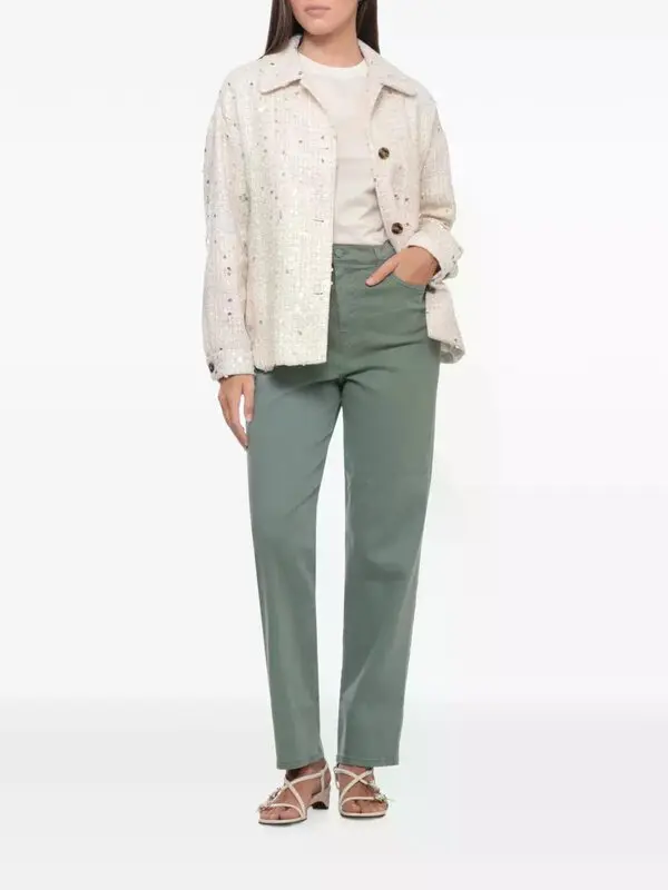 EMME Sequin-embellished Tweed Jacket