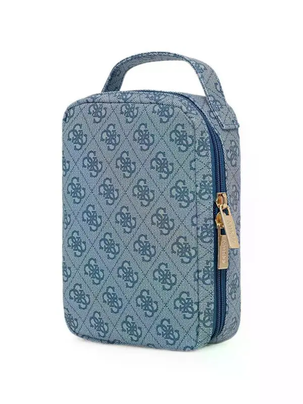 Guess Logo-print Striped Tech Bag