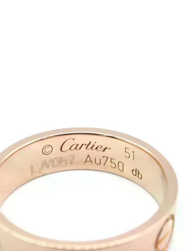 Cartier 18k Rose Gold Love Ring - Pink