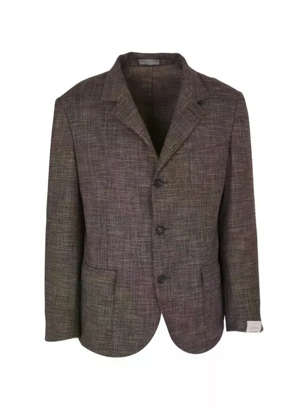 Corneliani Textured Single-breasted Blazer