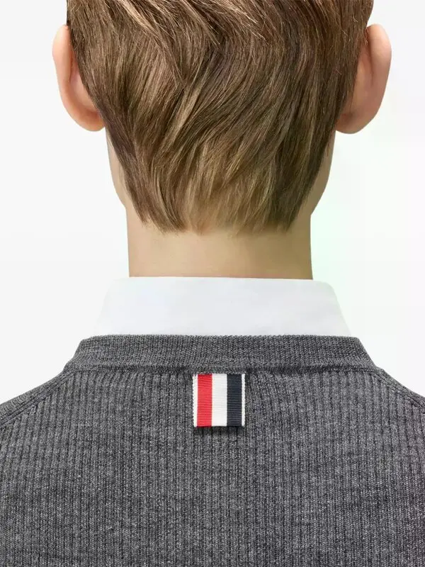 Thom Browne Rwb Stripe Shell Top