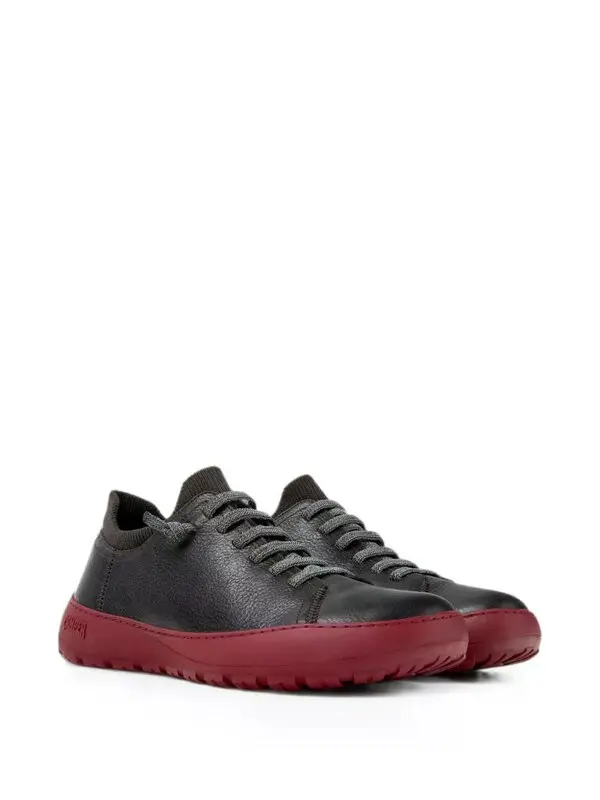 Camper Peu Serra Pebbled-effect Sneakers - Black