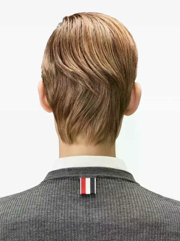 Thom Browne Rib-stitch Wool Cardigan