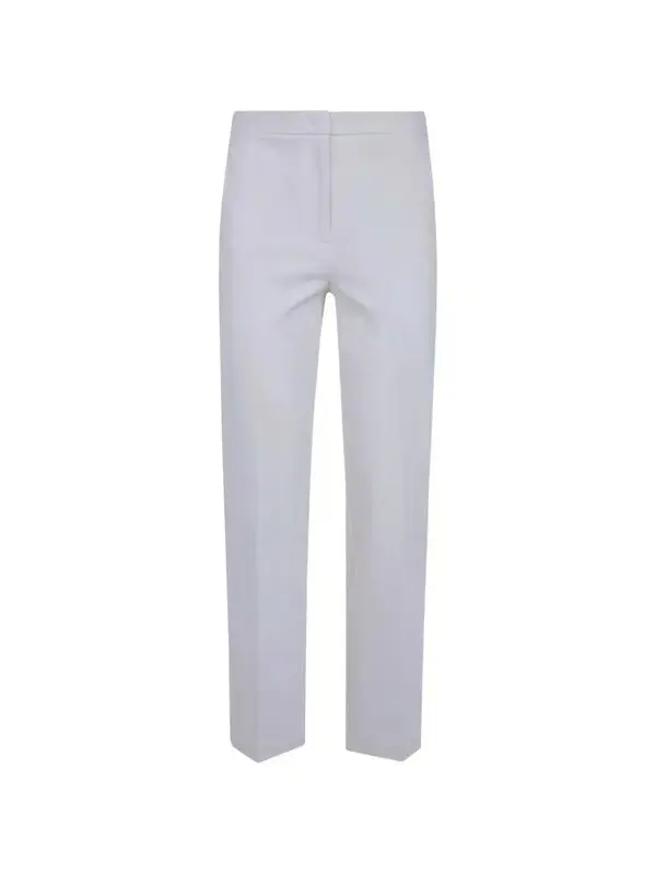 TWINSET Logo-plaque Tailored Trousers - White