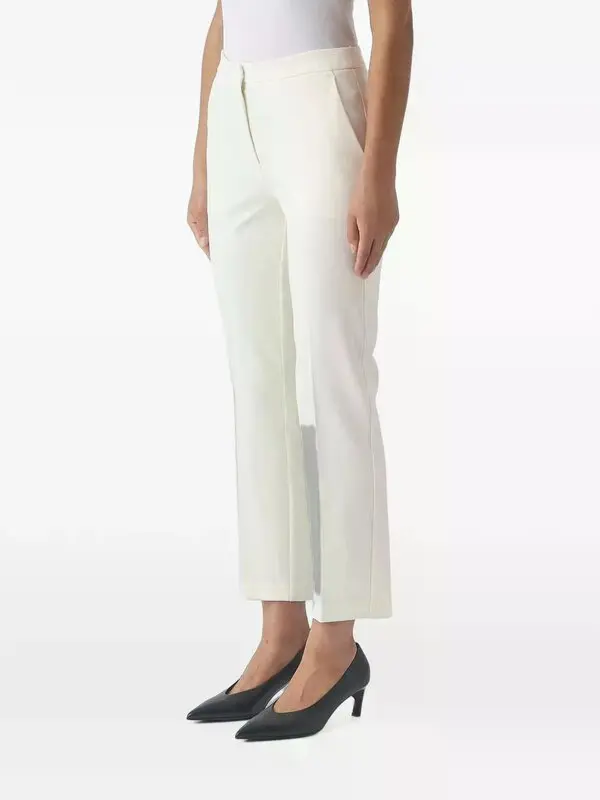 TWINSET Tailored Trousers With Logo Plaque