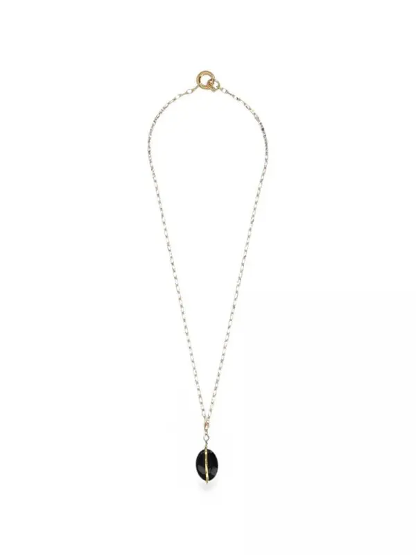 Isabel Marant Étoile Stone-pendant Cable-link Necklace - Yellow