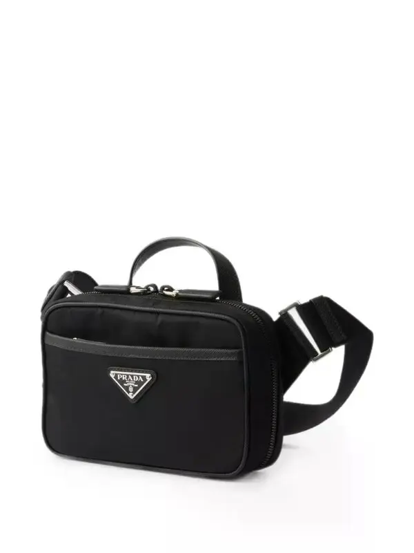 Prada Re-nylon And Saffiano Leather Shoulder Bag