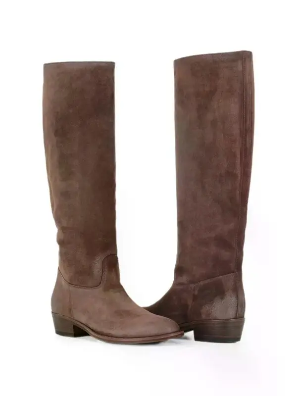 Officine Creative Knee-high Suede Boots