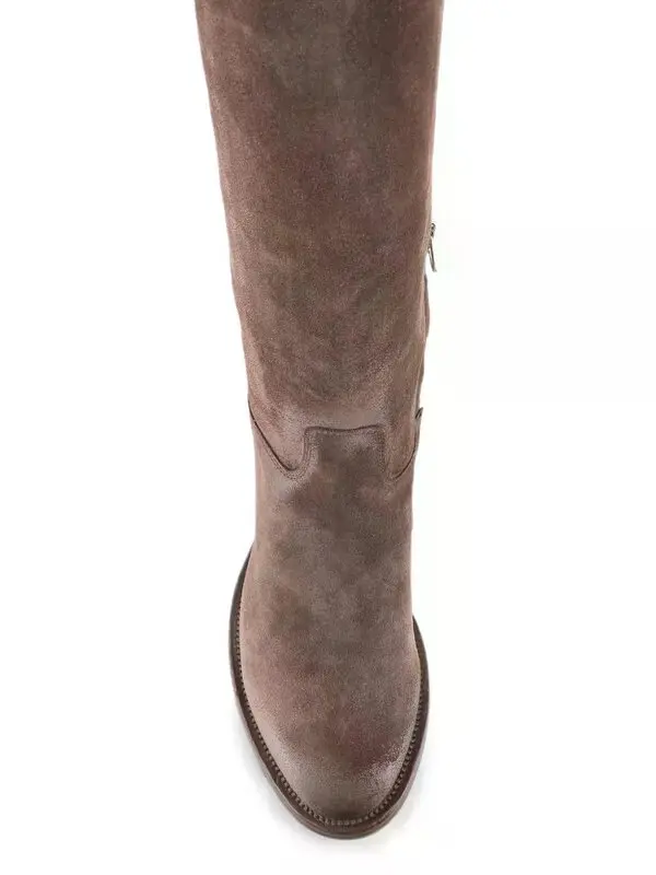 Officine Creative Knee-high Suede Boots