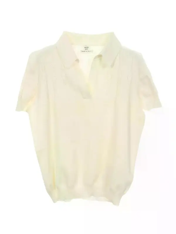Hermès Short-sleeved V-neck T-shirt - Neutrals